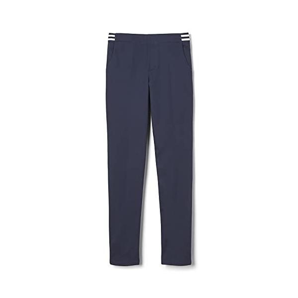 商品名: French Toast PANTS ガールズ カラー: ブルー French Toast girls Stretch Contrast Elastic Waist Pull-on School Uniform Pants, Na...