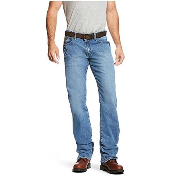 商品名: Ariat PANTS メンズ US サイズ: 31X38 カラー: ブルー Ariat Male Rebar M4 Relaxed DuraStretch Edge Boot Cut Jean Maritime 31W x 38...