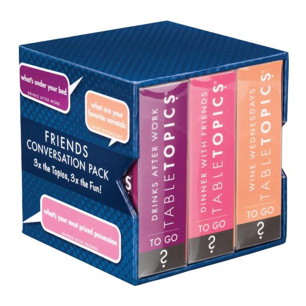 商品名: TableTopics - To Go Friends Trio。 TableTopics Friends Conversation Pack - 120 Fun Question Cards for Game Night, Co...