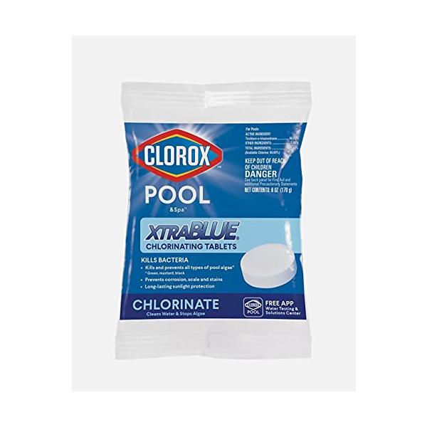 商品名:  Clorox Pool&amp;Spa 23000CLX XtraBlue 3" Long Lasting Chlorinating Tablet, Whiteブランド: Clorox高さ: 14.7066cm横幅: 10.21...