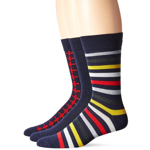 商品名: Hanes Ultimate Men's FreshIQ Men's Assorted Dress Socks 3-Pack Hanes Ultimate Men's 3-Pack X-Temp Crew Knit Dress S...