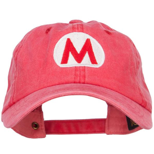 商品名: E4hats HAT メンズ カラー: レッド e4Hats.com Mario Luigi Wario Waluigi Embroidered Unstructured Cap - Red OSFMブランド: E4hats商品サ...