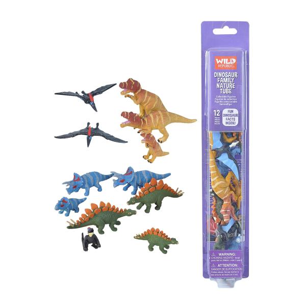 商品名: (Dinosaur Family) - Wild Republic 21670 Dinosaur Family ture Tube, Dinosaur Family Animal Figurines Tube Wild Repub...