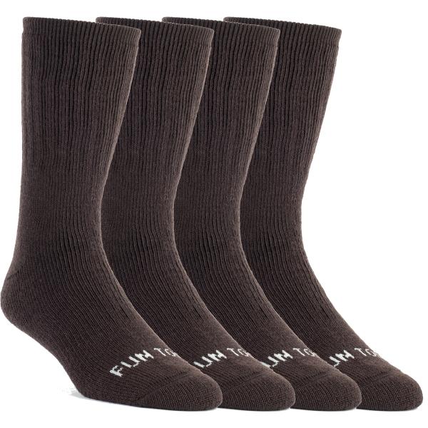 商品名: FUN TOES SOCKSHOSIERY メンズ US サイズ: M カラー: ブラウン FUN TOES Men's Thermal insulated Heavy Duty Premium Merino Wool Crew ...