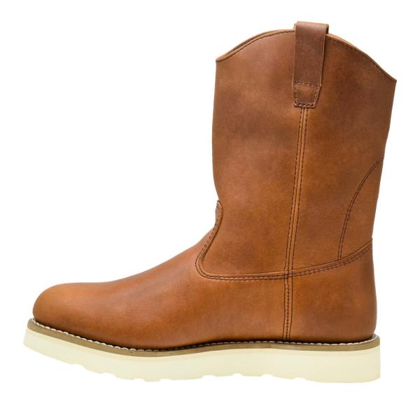 商品名: Golden Fox 12インチ ワークブーツ プルオン ウェリントンウェッジ 軽量アウトソール 建築 農業 牧場用 US サイズ: 10.5 Golden Fox 12" Work Boot Pull On Wellington...