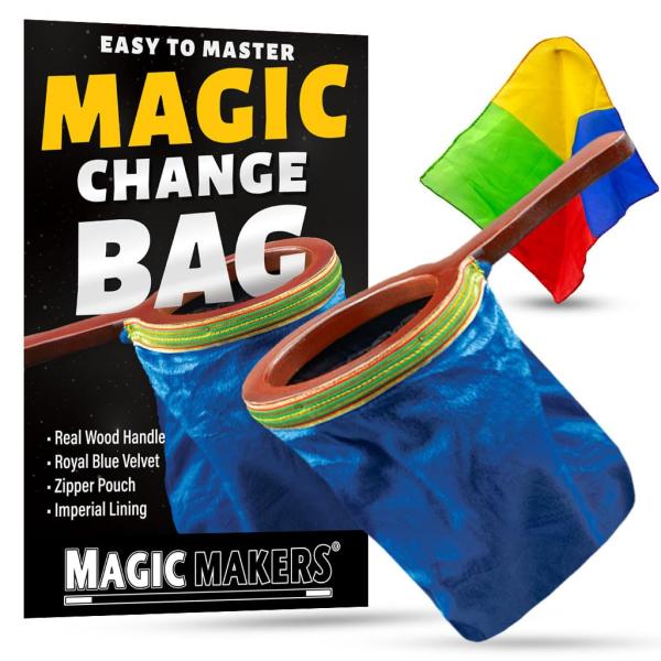 商品名: Magic Makers Magic Zipper Change Bag Magic Trick - Blue Bag Magic Makers Magic Change Bag - Become Transformational...