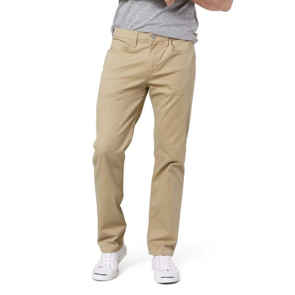商品名: [Dockers] カジュアルパンツ ストレートフィット ジーンズカット オールシーズン テックパンツ (スタンダード&amp;ビッグ&amp;トール) ニューブリティッシュカーキ 44W x 29L Dockers Men's ...