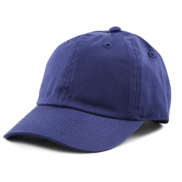 商品名: The Hat Depot キッズ ウォッシュ加工 ロープロファイル コットン&amp;デニム &amp; タイダイ 無地 野球帽 帽子 US サイズ: 6-9 Years カラー: ブルー The Hat Depot Kids ...
