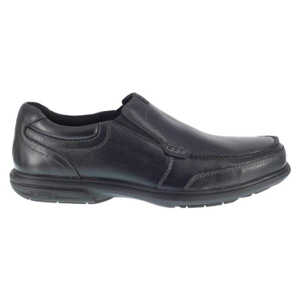 商品名: [Florsheim Work] REEB SLIP ON OXFORD, FE2020 Florsheim Work Loedin Men's Steel Toe Dress Shoe Black - 8.5 X-Wideブラン...