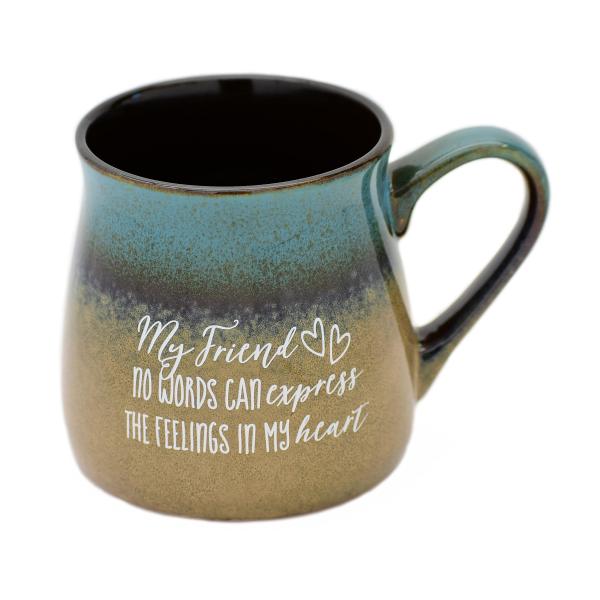 商品名: Dexsa Mug-Reactive-My Friend (16オンス) Friends Coffee Tea Soup Ceramic Mug | My Friend no words can express the feeli...
