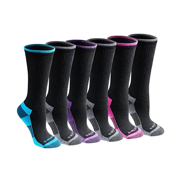 商品名: Dickies SOCKSHOSIERY レディース US サイズ: 9-11 Sock/6-9 Shoe カラー: ブラック Dickies Women's Dritech Advanced Moisture Wicking C...