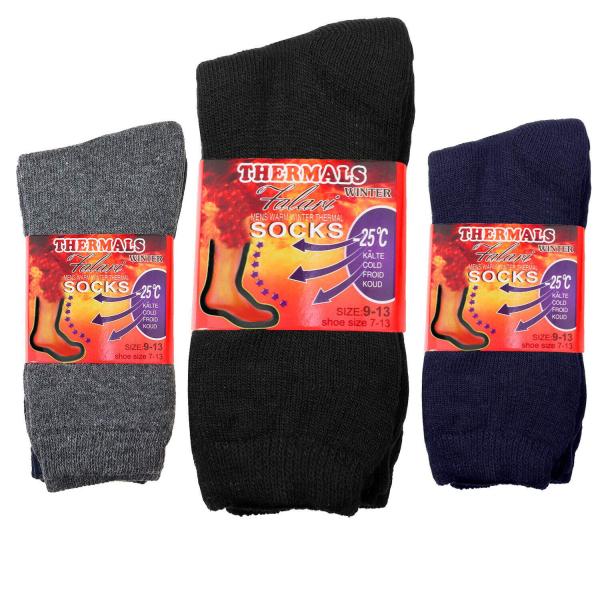 商品名: Falari SOCKSHOSIERY メンズ US サイズ: Large カラー: マルチカラー Falari 6-Pack Men's Winter Thermal Socks Ultra Warm For Cold Weat...