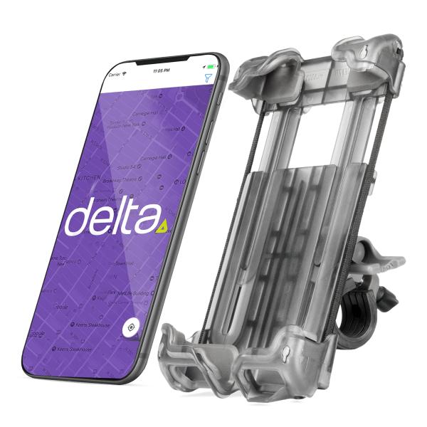 商品名: Delta Cycle Hefty バイク携帯電話マウント - プレミアムユニバーサル自転車スマートフォンホルダー どんなハンドルバーにも調節可能 どんな電話やiPhoneにもフィット - 外出先でも簡単にアクセス可能 - ハンズ...