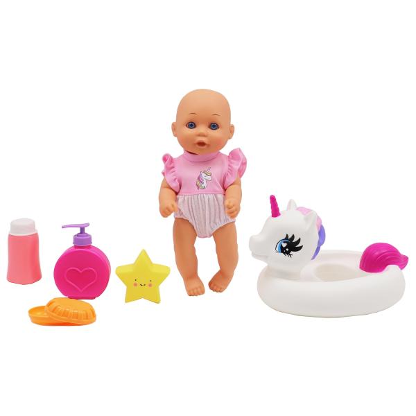 商品名:  Dream Collection, Water Baby Doll in Unicorn Floater - Accessories for Realistic Pretend Play, Posable Soft Body, ...