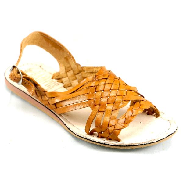 商品名: Rampos MX レディース メキシカン ハンドメイド レザー ハラチ サンダル Piel Mujer Mexicano Sahuayo Mexico TRENSA, キャメル, 7 Rampos MX Womens Mexic...