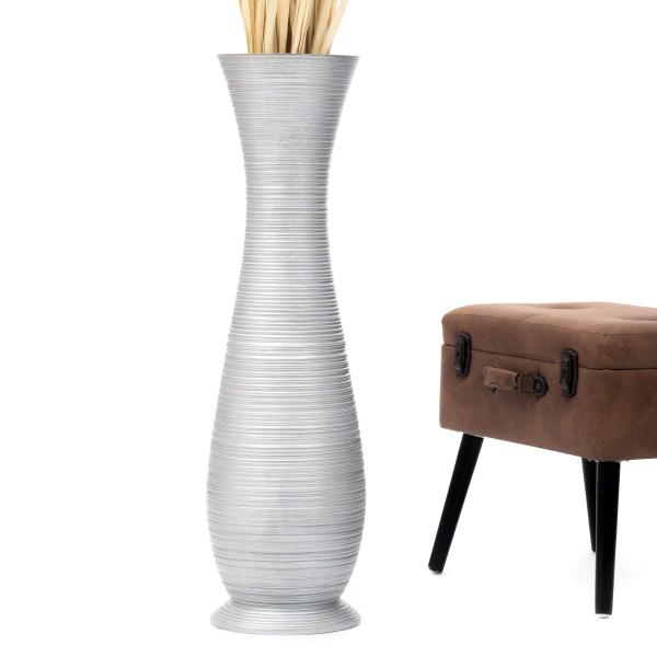 商品名:  Leewadee Large Floor Vase ? Handmade Flower Holder Made of Wood, Sophisticated Vessel for Decorative Branches and ...