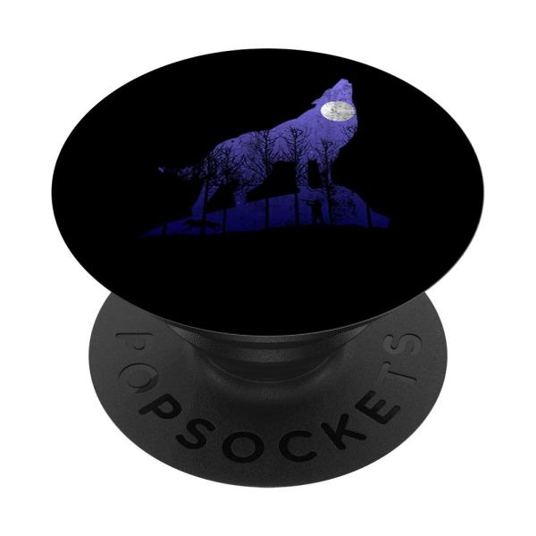 商品名:  Howling Night Blue Wolf Howl Phone Holder Accessoriesブランド: Wolf Cell Phone Stand Shop高さ: 0.762cm横幅: 8.636cm奥行: 10....