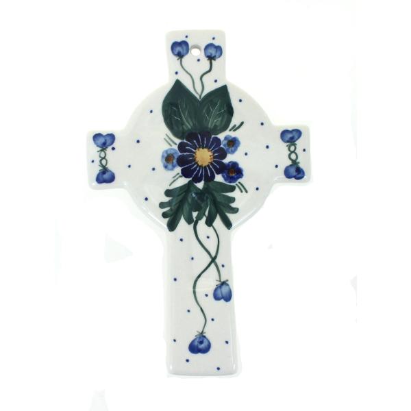 商品名: ブルーローズポリッシュ陶器 Forget Me Not Cross Blue Rose Polish Pottery Forget Me Not Crossブランド: Blue Rose Pottery商品サイズ: See Des...