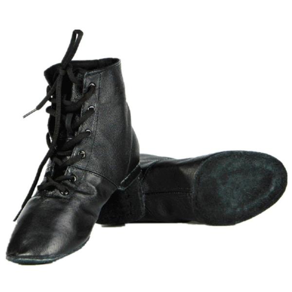 商品名: [Cheapdancing] レディース US サイズ: 10 B (M) US/LEN 10.25" カラー: ブラック Cheapdancing Women’s Leather Practice Dancing Shoes J...
