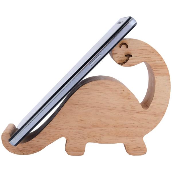 商品名: Chaimee Good 恐竜木製モバイルスタンド 天然ゴム木製 クリエイティブ キュート 携帯電話ホルダー iPhone Sumsung 電話 ホームデスク装飾用 Chaimee Good Dinosaur Wooden Mob...