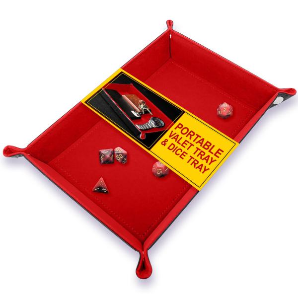 商品名: Harbor Loot ブランド レッドダイストレイ ? 完璧なサイズ 8.5 x 11.25インチ スナップなし 6.5 x 9.5インチ ? ゲーマーによるデザイン ? 平らに梱包 テーブルを保護 ダイスを下に置く Harbo...