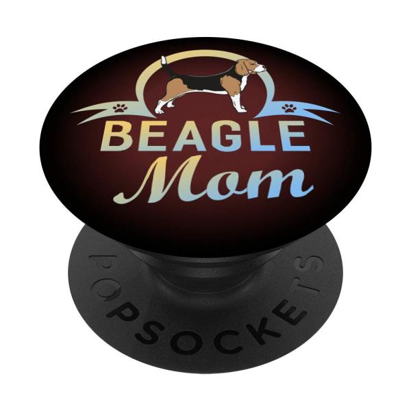 商品名:  Beagle Dog Mom Owner Dogs Pop Socket PopSockets PopGrip: Swappable Grip for Phones &amp; Tabletsブランド: Jonam Cell P...