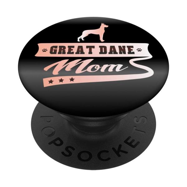 商品名:  Great Dane Mom Dog Women's Animal Dogs Pop Socket PopSockets PopGrip: Swappable Grip for Phones &amp; Tabletsブランド:...