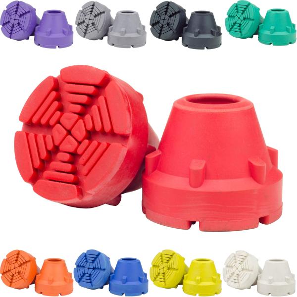 商品名:  SureTip RED Crutch Tips &amp; Cane Tip (Pair of 2) ? 1 Size Fits All 3/4" 7/8” Inch - Extreme Grip Heavy Duty Univ...
