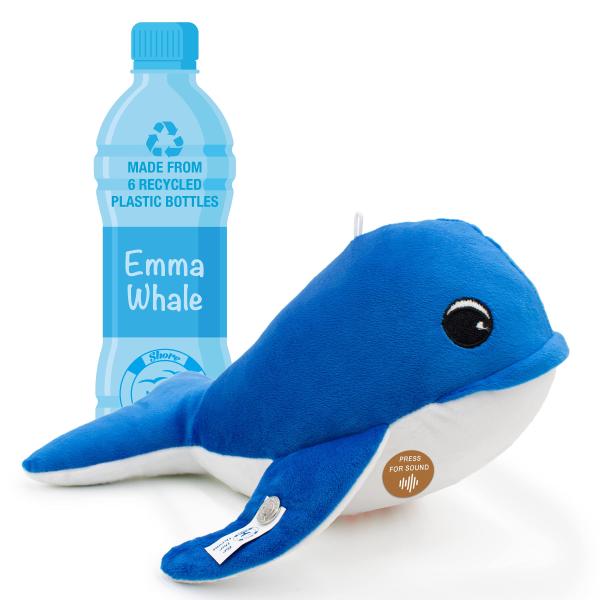 商品名: Emma The Whale Shore Buddies: Emma The Whale - 12" Plush Toy w/Authentic Animal Sounds, Donation Made w/Purchase, S...