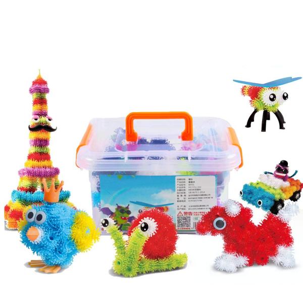 商品名:  OMGOD 640pcs Building Blocks Connect Toys, Basic Mix Construction STEM Assembling Educational Interlocking Toys fo...