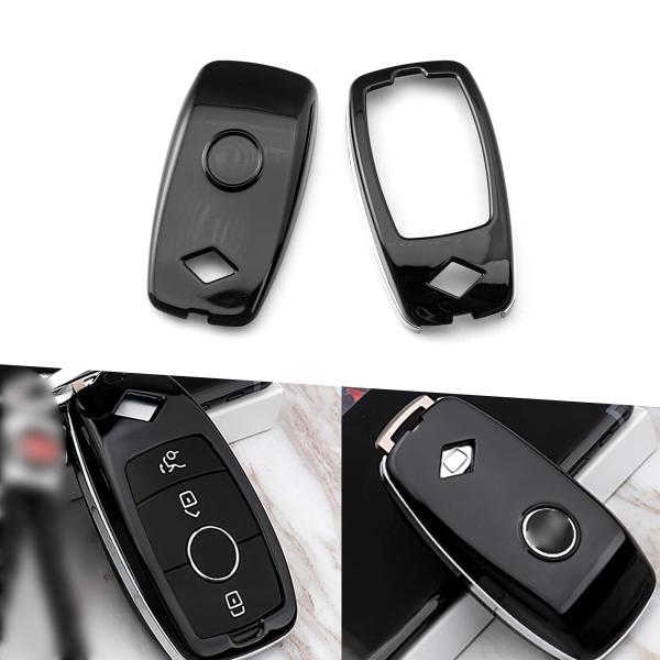 商品名: x xotic tech ブラック ABS ハード キーフォブ シェル カバー ケース, メルセデスベンツ E-クラス S-クラス G-クラス C-クラス CLA CLS GLC GLE GLS-クラス A-クラス対応 AMG ス...