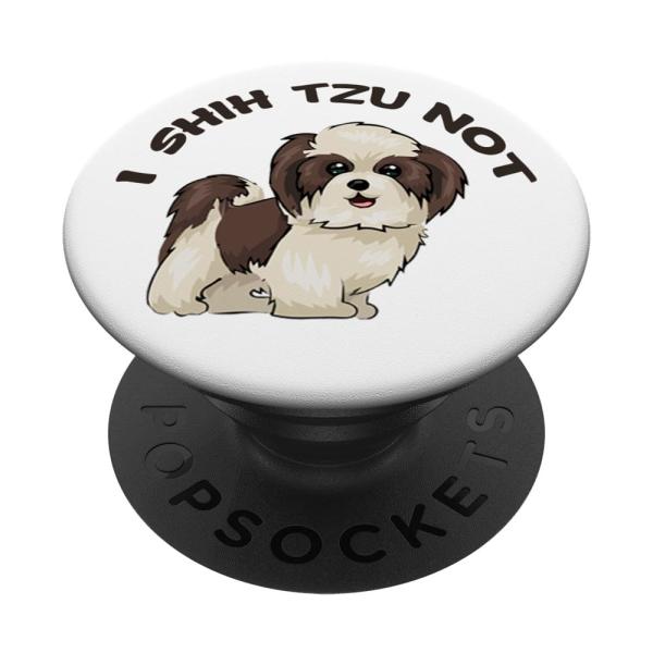 商品名:  Funny Shih-Tzu, Cute Shihtzu Puppy PopSockets PopGrip: Swappable Grip for Phones &amp; Tablets PopSockets Standard...