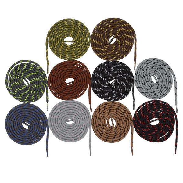 商品名: CUGBO メンズ US サイズ: 140cm CUGBO 10 Pairs Strong Round Rope Dots Shoe Laces Replacement Non Slip Heavy Duty and Durabl...