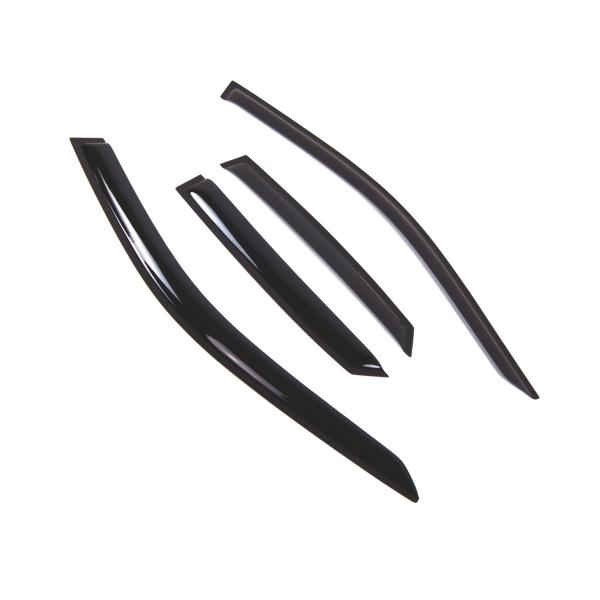 商品名: Tuningpros WD2-774 外付けウィンドウ バイザー ディフレクター レインガード ダークスモーク 4点セット 1994-2002 Audi A8対応 Car Window Rain Guard | Outside M...