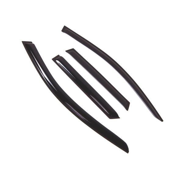 商品名: Tuningpros WD2-663 外側マウントウィンドウバイザー ディフレクター レインガード ダークスモーク 4点セット 2002-2004 Audi A4 Avant ワゴンに対応 Car Window Rain Guar...