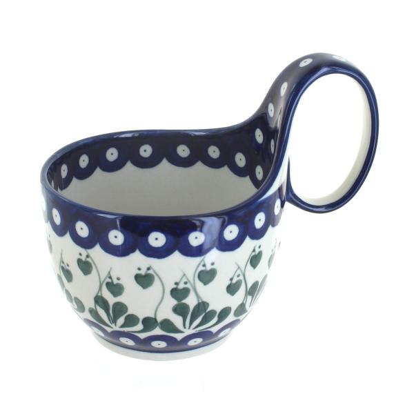 商品名:  Blue Rose Polish Pottery Alyce Soup Mugブランド: Blue Rose Pottery商品サイズ: See Description高さ: 10.795cm横幅: 13.335cm奥行: 13...