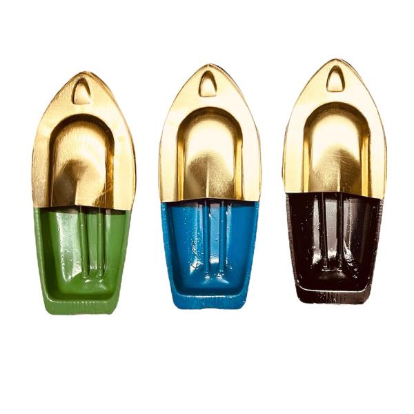 商品名: Kriwin 3個セット 楽しい蒸気駆動 ブリキ製 おもちゃ ボート ナビゲーション ポッププット パット キャンドル 燃料 炎 スポイトと追加のキャンドル付き Kriwin 3pcs Tin Hand Painted Fun S...