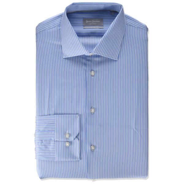 商品名: Hickey Freeman Silver SHIRT メンズ US サイズ: 16.5" Neck | 32-33" Sleeve カラー: ブルー Hickey Freeman Men's Contemporary Fitte...