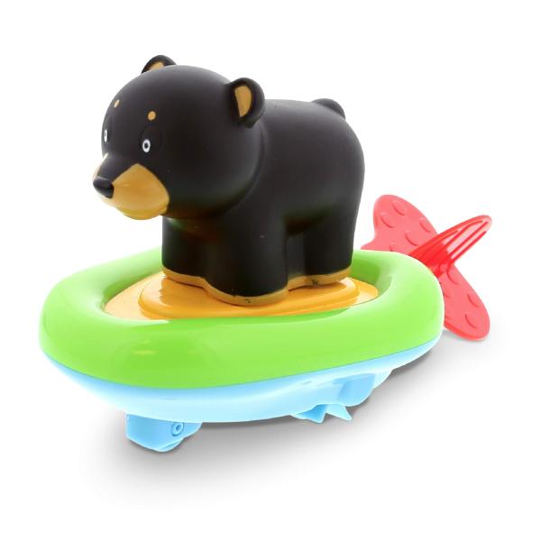 商品名:  Dollibu Boat Racer Buddy, Fun Educational Bath Toy Finger Puppet Pull and Go Water Racing Woodland Pal for Shower ...