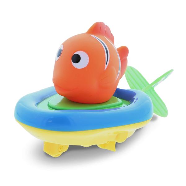 商品名:  Dollibu Boat Racer Buddy, Fun Educational Bath Toy Finger Puppet Pull and Go Water Racing Sea Life Pal for Shower ...