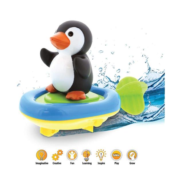 商品名:  Dollibu Boat Racer Buddy, Fun Educational Bath Toy Finger Puppet Pull and Go Water Racing Sea Life Pal for Shower ...