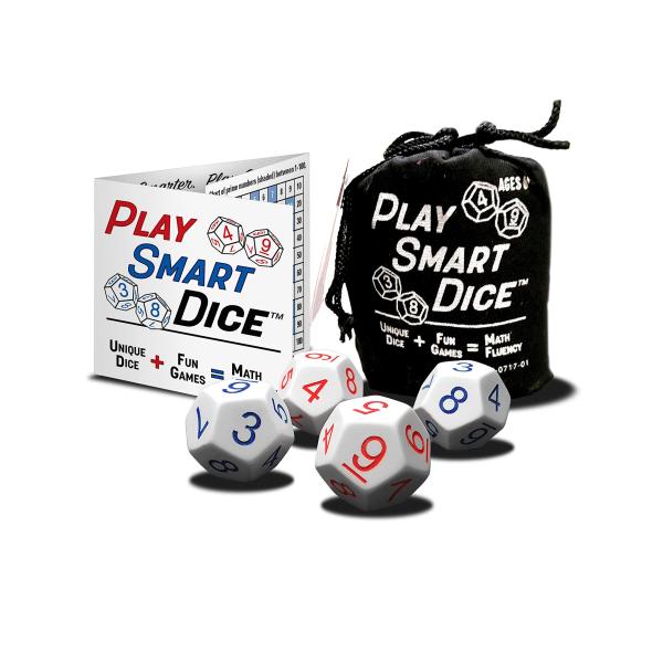 商品名: PlaySmart Dice: ユニークな番号付きサイコロシステム 楽しい数学ゲーム5個付き お子様の追加と掛け算のスキルをマスターするのに役立ちます。 PlaySmart Dice: Uniquely Numbered Dice...