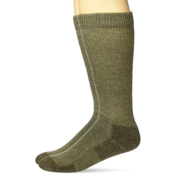 商品名: Carolina Ultimate SOCKSHOSIERY メンズ US サイズ: Large カラー: ベージュ Carolina Ultimate Men's Non-Binding Merino Wool Blend Cr...