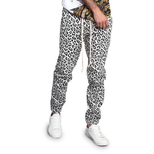 商品名: G-Style USA PANTS メンズ US サイズ: XX-Large カラー: ブラウン G-Style USA Mens Leopard Print Extra Long Drawstring Skinny Jogger...