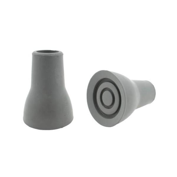 商品名:  Qty: 2 Pcs - 3/4" (19mm) Heavy Duty Shock Absorbing Rubber Tips for Walking Canes, Lofstrand Crutches etc - Grey -...