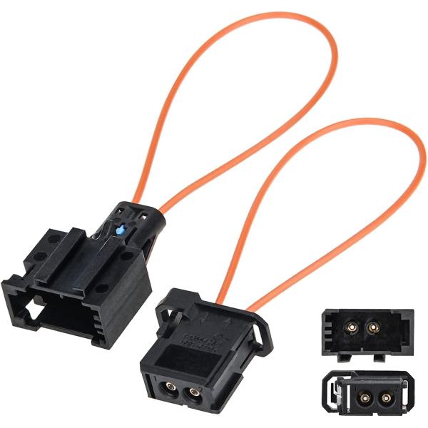 商品名: Velidy 2個 ファイバー 最も光学的 オプティック ループ バイパス オス メス アダプター ベンツ アウディ メルセデス BMW VW ポルシェ用 Velidy 2 PCS Fiber Most Optical Optic...