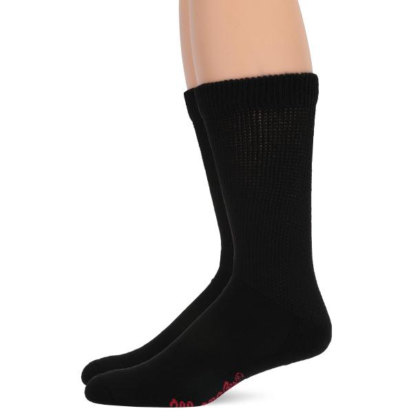 商品名: Wrangler SOCKSHOSIERY メンズ US サイズ: Large カラー: ブラック Wrangler Men's Non-Binding Ultra-Dri Smooth Toe Boot Crew Socks 2...