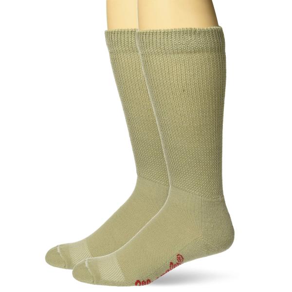 商品名: Wrangler SOCKSHOSIERY メンズ US サイズ: Large カラー: ベージュ Wrangler Men's Non-Binding Ultra-Dri Smooth Toe Boot Crew Socks 2...