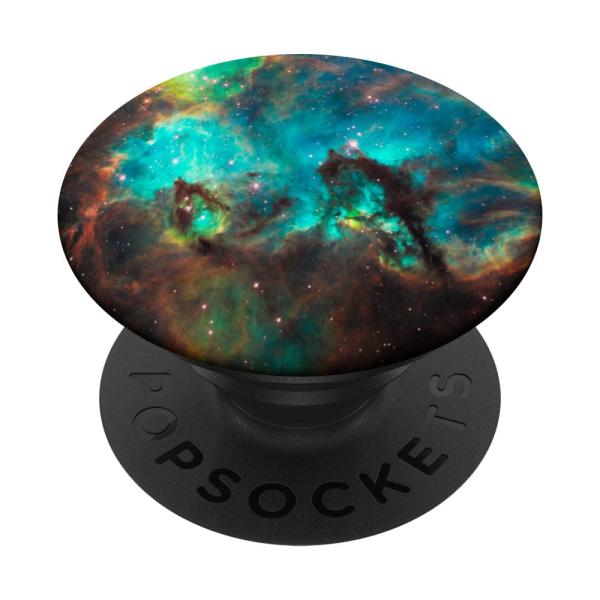 商品名:  Nebula Galaxy Outer Space Phone Holder Blue Green Stars PopSockets Standard PopGripブランド: InGENIUS Nebula Phone Acc...