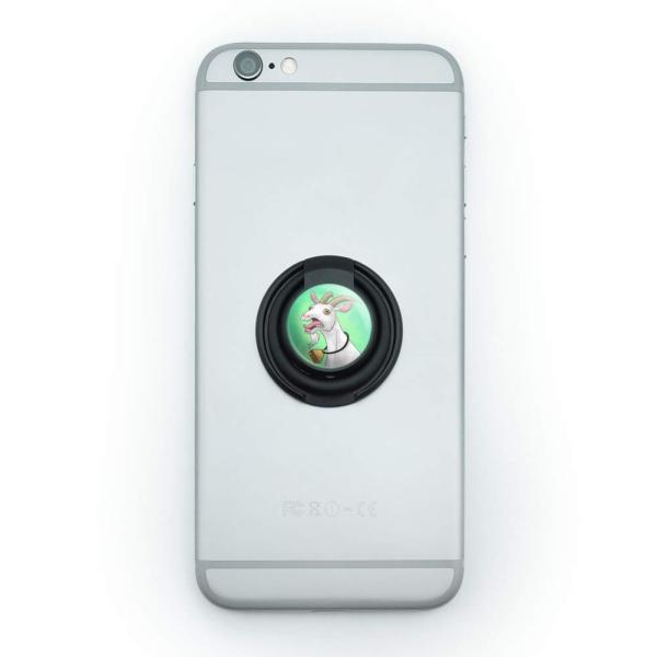 商品名:  Screaming Goat Mobile Smart Phone Finger Ring Grip Holder Standブランド: GRAPHICS &amp; MORE商品サイズ: OneSize高さ: 0.508cm横...